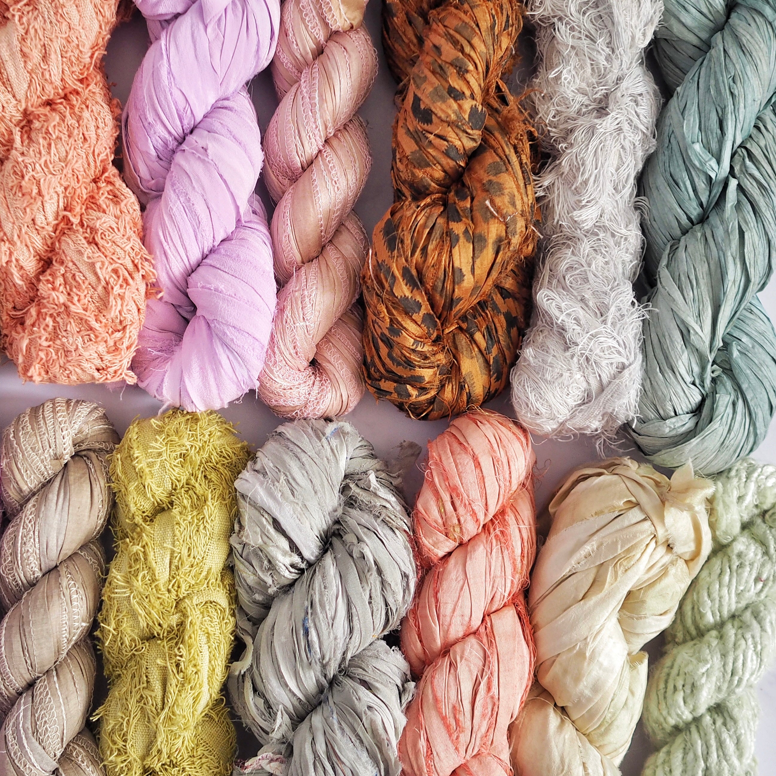 Recycled & Unique Fibres & Ribbons – The Joyful Studio