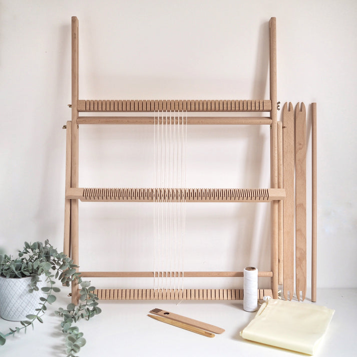 Large Weaving Loom Kit. Adjustable. – The Joyful Studio